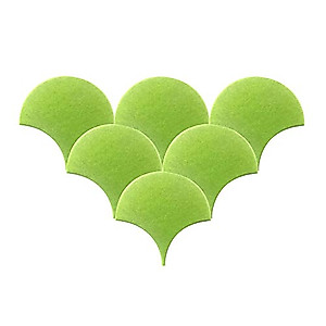 Fan-Shaped Felt Board, 3D Three-Dimensional Wall Stickers, Ginkgo self-Adhesive Creative TV Background Wall, Message Board