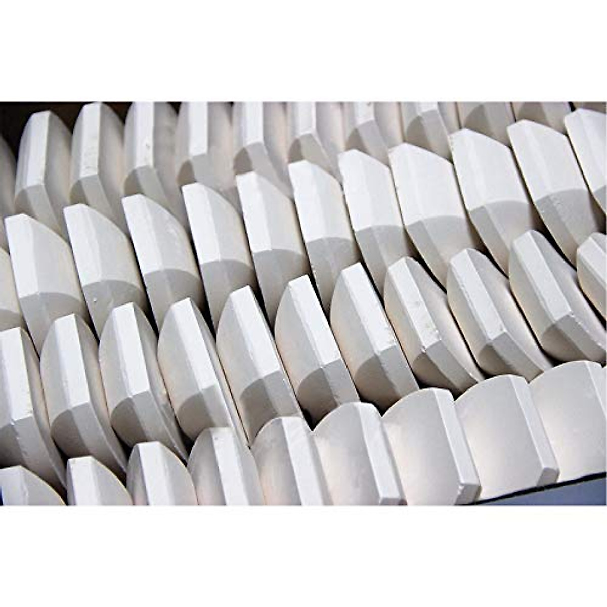 Hongso Gas Grill Ceramic Briquettes for Turbo Classic Elite and Nexgrill Models, 54-Piece Barbecue briquettes Gas Grill Stones, CRCB54