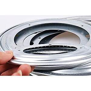 2wayz 9" Industrial Grade DIY Lazy Susan Turntable Swivel Base. Easily Turn & roll up to 750 LBS Table Plates. Heavy Duty Ball Bearing Hardware Mechanism, Enjoy!, Wooden Lazy Susan