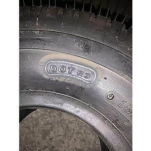 Set of 2 18X9.50-8 4PR Lawn Mower Tires Tubeless Turf Garden Tires