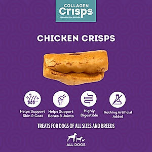 Treatly Collagen Crisps Assorted Chicken Flavor, 10oz/1 Pack