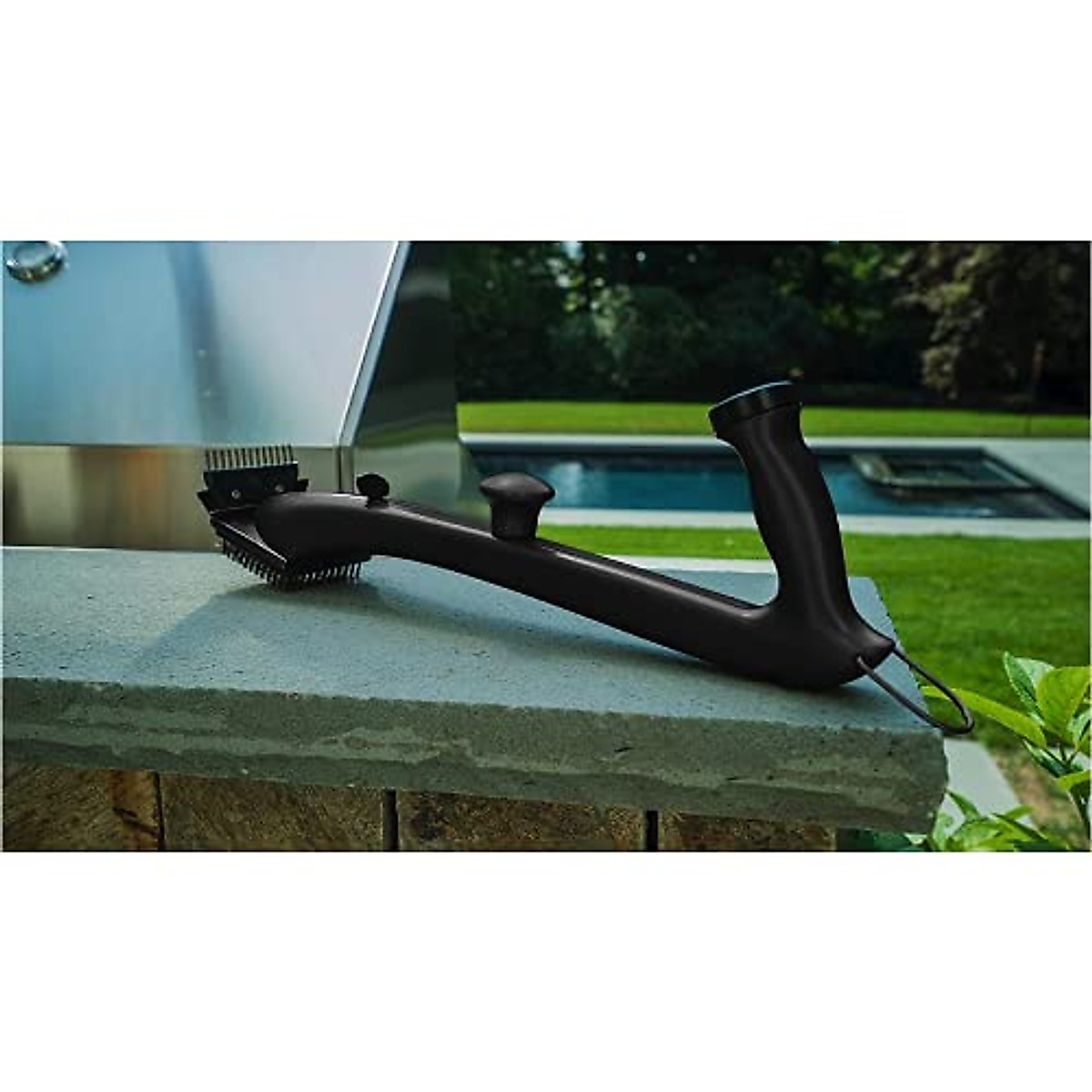 Grill Daddy GD12952S Pro Grill Brush-Cleans BBQ Easily with The Powe, 1, Black