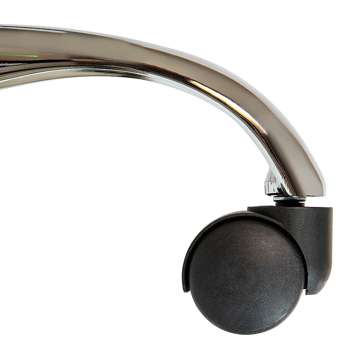 Flash Furniture Whitney Mid-Back Swivel LeatherSoft Desk Chair with Padded Seat and Armrests, Adjustable Height Padded Office Chair, Gray/Chrome