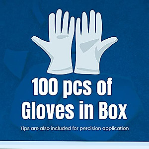 Super Glue 85g (42.5g × 2) SuperGlue All Purpose with Anti Clog Cap, 100 Pcs Gloves and Microtips 3 Oz Pack of 2 (1.5 x 2)