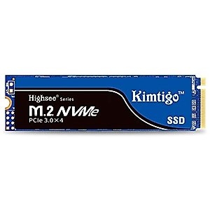 kimtigo 256GB SSD M.2 2280 NVMe Interface PCIe Gen 3x4 Internal Solid State Drive (Read/Write Speed up to 2500/1100 MB/s) 3D NAND KTP-660