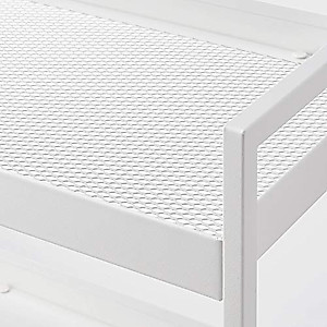 IKEA NISSAFORS Trolley,White 50.5x30x83 cm (19 7/8x11 3/4x32 5/8 inch )