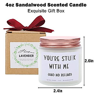 Lavender Scented Candles, Valentine Day Gifts for Him Her, Romantic Present for Women Men Boyfriend Girlfriend Wife Husband BFF Bestie, Anniversary Birthday Dating Gift