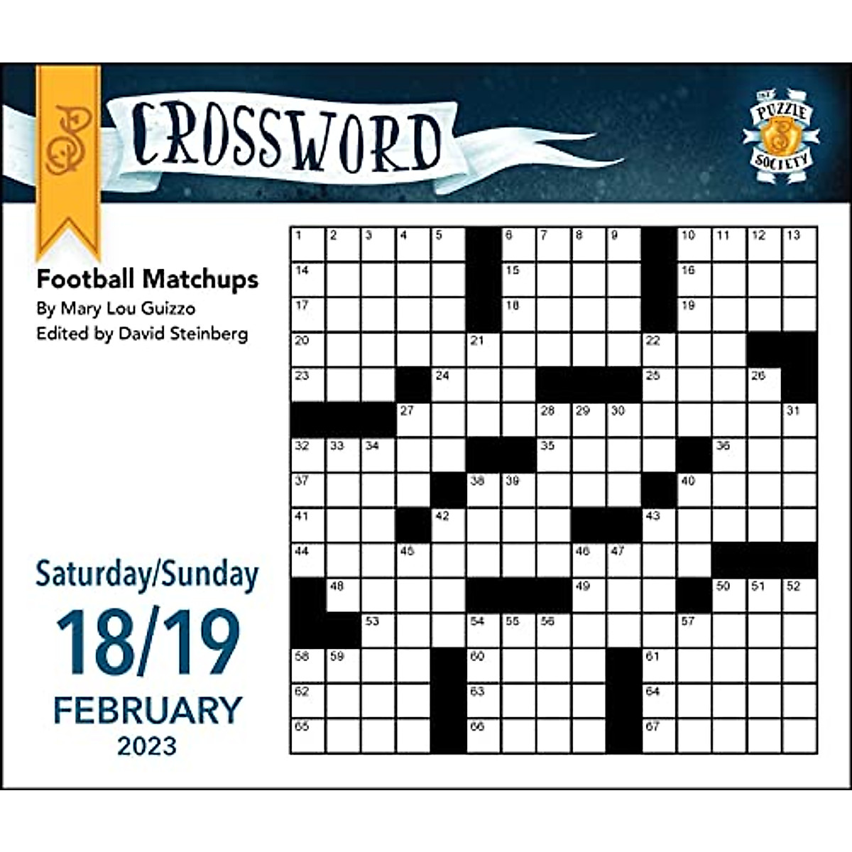 The Puzzle Society Crossword 2023 Day-to-Day Calendar: Puzzle Your Way Through Each Day