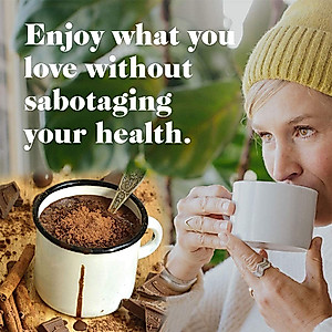 5 SPARROWS Sugar-Free Dark Chocolate Flavored Drink Mix- Stevia, Keto Friendly, - No Sugar Coffee Creamer, 10oz