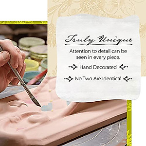 MacKenzie-Childs Courtly Check Enamel Pitcher, Kitchen Counter Decor for Water, Flowers, and More