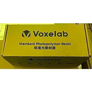 Voxelab 3D Printer Resin, LCD UV-Curing Resin, Tough & Rigid 3D Resin with 405nm Standard Photopolymer for LCD 3D Printing(0.5KG,Green)