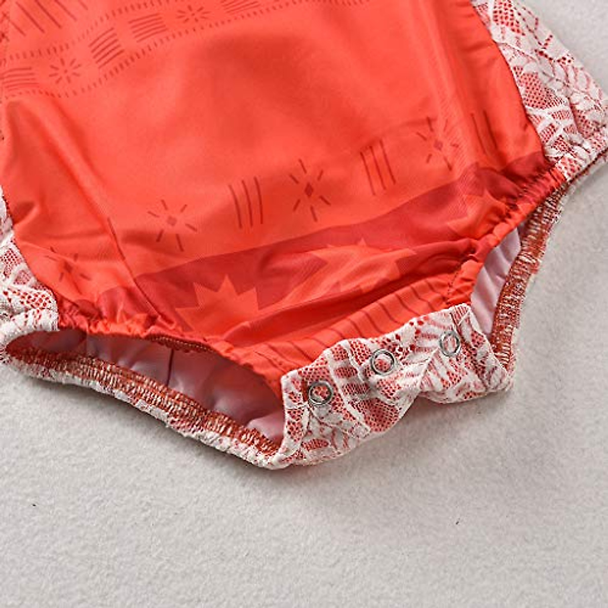 Aalizzwell Infant Romper (Orange, 6-12Months)