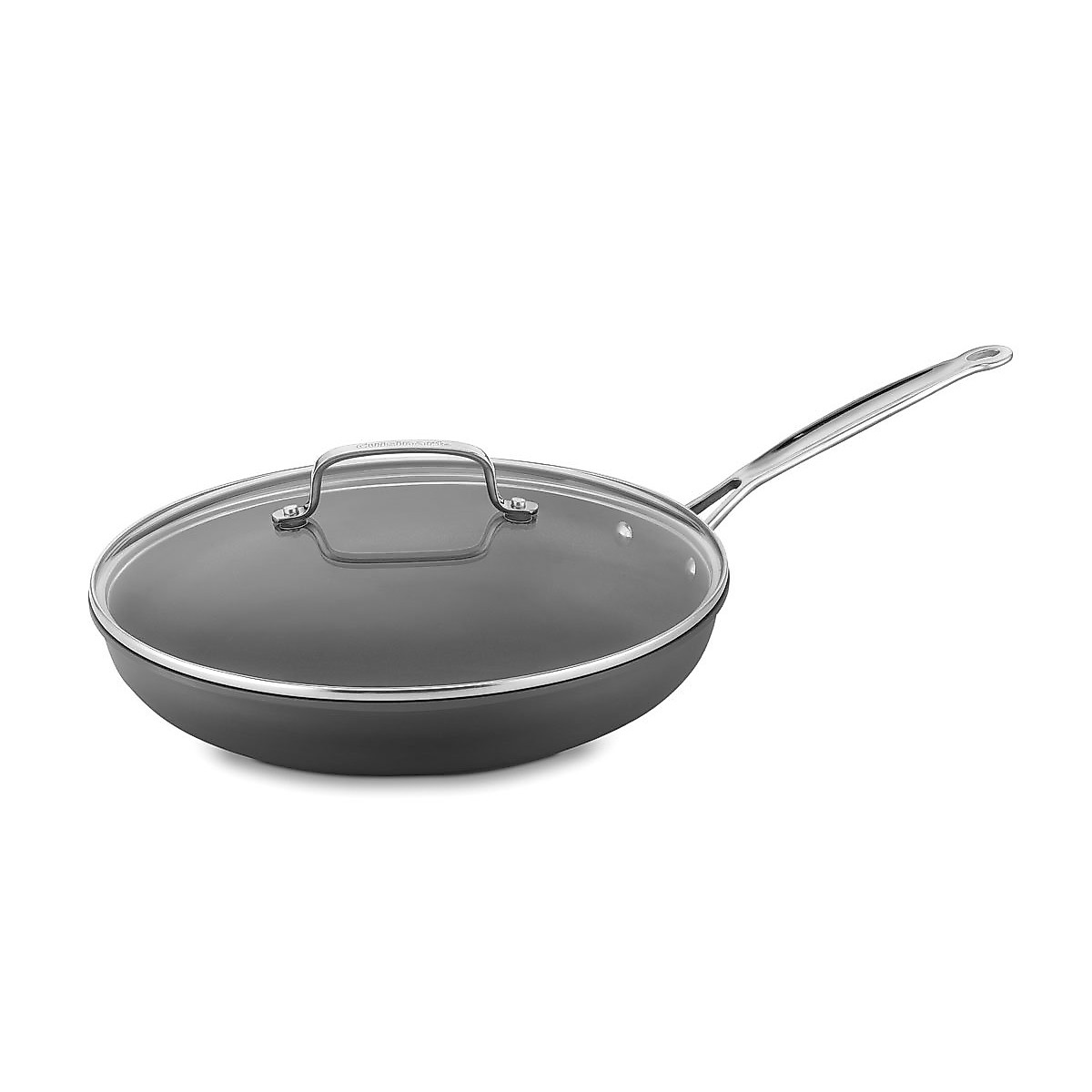 Cuisinart 622-30G Nonstick-Hard-Anodized, 12-Inch, Skillet w/Glass Cover & 622-20 Chef's Classic 8-Inch Open Skillet Nonstick-Hard-Anodized