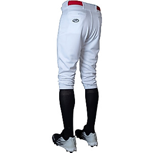 Rawlings Mens Knee High Baseball-pants, White, Medium US