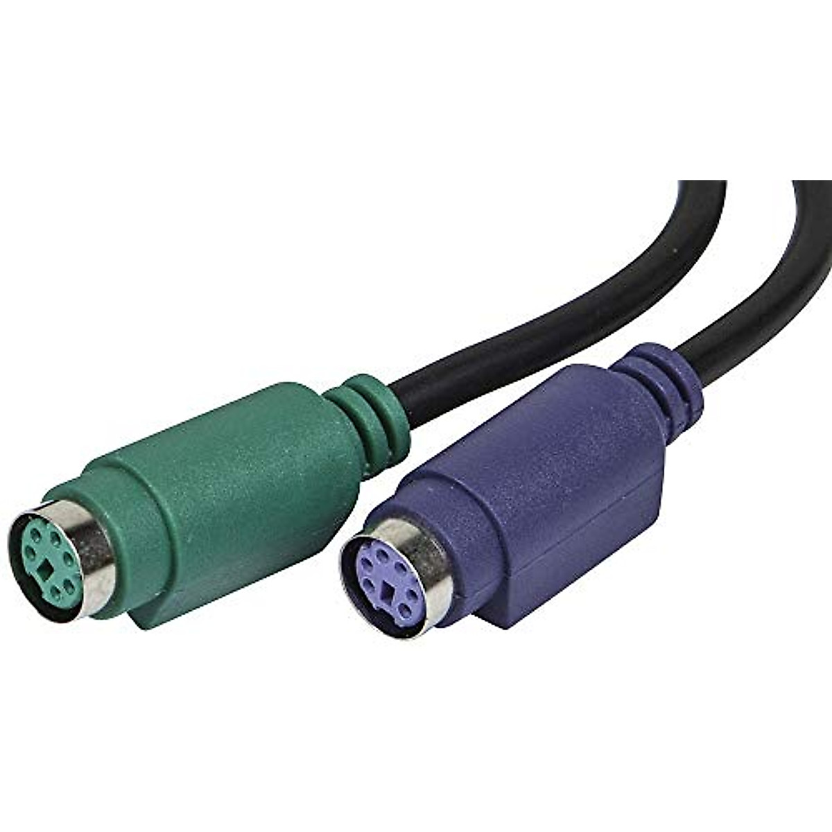 Monoprice PS/2 Keyboard/Mouse to USB Converter Adapter, Black (110934)