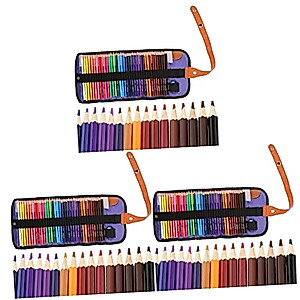 NUOBESTY Erasable Colored Pencils 3 Sets Colored Pencils Suit Case Pencil Sketching Pencil Set Bulk Colored Pencils Artist Coloring Pencils Graffiti Art Pencils Portable Drawing Pencils