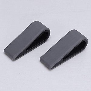 jojofuny 2Pcs Universal Laptop Computer Keyboard Stands Anti-Slip Silicone Tilting Wedge Riser Holder Portable Ventilated Stand for Notebook