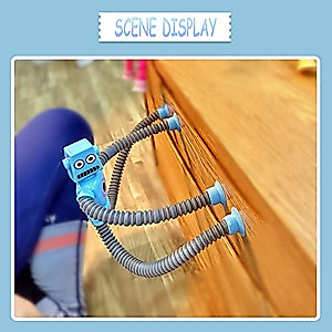 Pop Tubes Robot Toy-Fidget Toy for Boys & Girls,Stress Relief Ensory Toys for Autistic Children,Robot Fidget Toys,Party Favors for Kids 4-8（2Pcs）