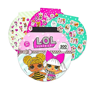 LOL Surprise Backpack and Lunch Box Set - 4 Pc Bundle with 16” LOL Surprise Backpack, Lunch Box, Stickers, and More | LOL Surprise School Supplies