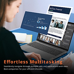 Lenovo 2022 IdeaPad 3i 15.6" FHD Business Laptop, Intel 12th Gen i3-1215U, 24GB RAM, 1TB PCIe SSD, Backlit Keyboard, Intel UHD Graphics, 720P HD Webcam, HDMI, Blue, Win 11, 32GB Snowbell USB Card