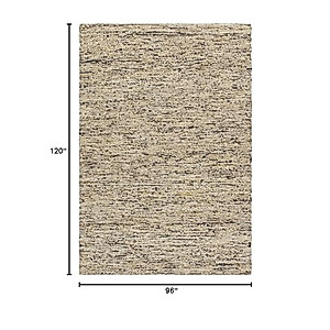 Mark&Day Wool Rugs, 8x10 Uderns Modern Camel Area Rug, Brown Grey Beige Carpet for Living Room, Bedroom or Kitchen (8' x 10')