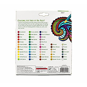 Crayola Colored Pencils For Adults (50 Count), Deluxe Art Pencil Set, Easter Gifts [Amazon Exclusive]
