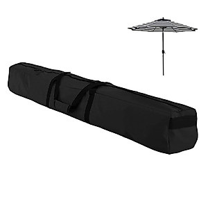 Bicherub Umbrella Storage Bag 67 Inch Umbrella Carry Bag Beach Umbrella Storage Bag Oversized Patio Hammock and Steel Stand Storage Bag,Black