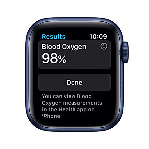Apple Watch Series 6 (GPS + Cellular, 40mm) - Blue Aluminum Case with Deep Navy Sport Band