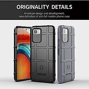 Dinglijia Designed for Redmi Note 10 Pro 5G Case, Military Grade Shockproof Protection, Drop-Tested Cover and Camera Lens Protection Shiled Phone Case for Redmi Note 10 Pro 5G HD Black