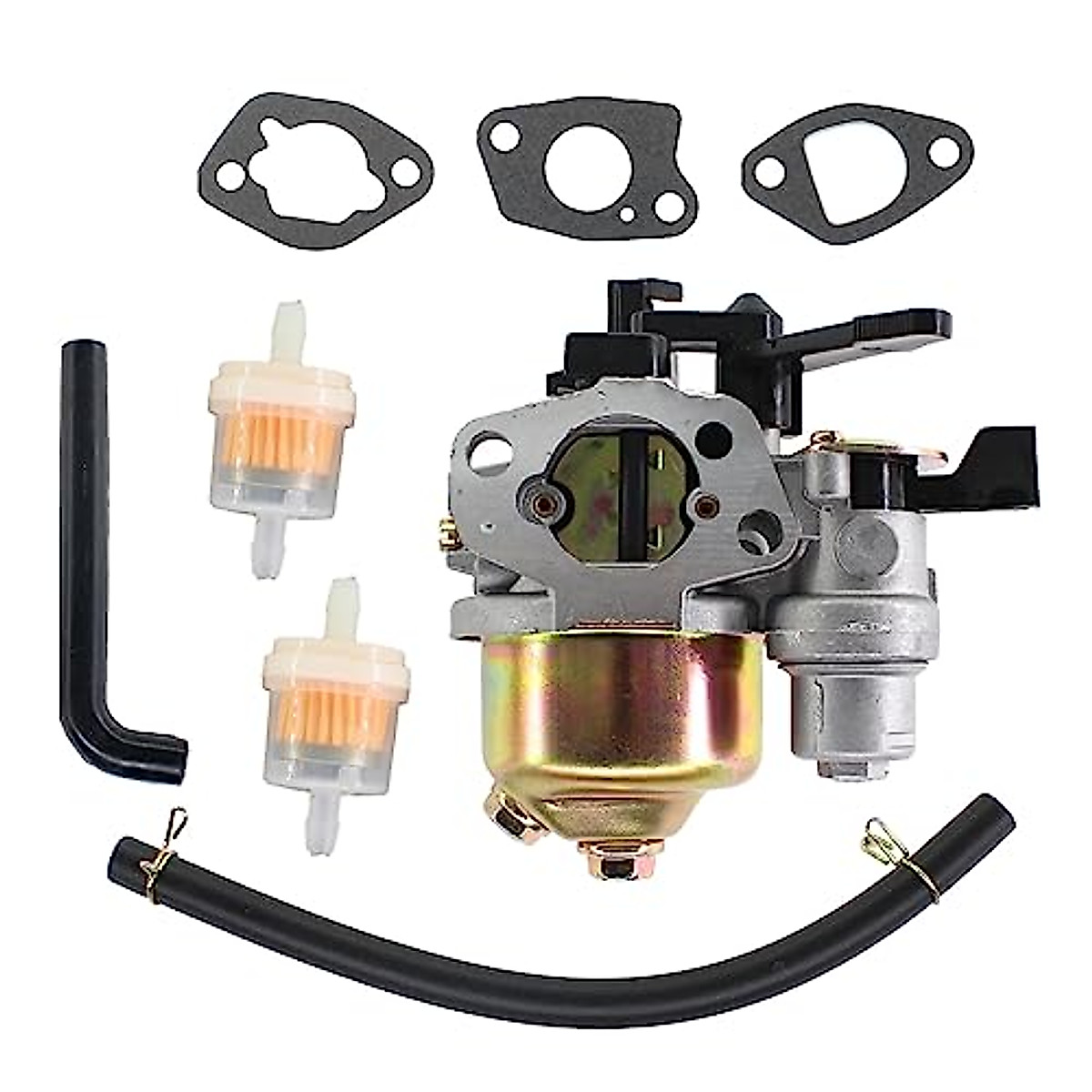 USPEEDA Carburetor Fuel Line for Niko Nikota 6.5HP 3500 Watts Gas ...