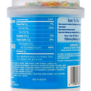 Funfetti Bundle, Includes 1 of each: Oreo Vanilla Cake Mix and Vanilla Frosting with By The Cup Spatula Knife