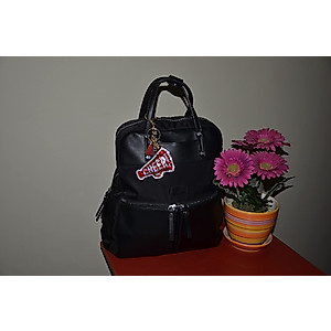 Popfizzy Red Cheer Keychains for Girls, Bling Cheerleader Backpack Keychain, Cheerleading Bag Charm, Cheer Gift, Cheer Pom Pom Keychain