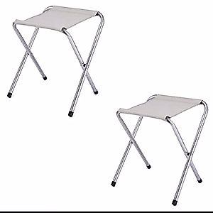 GUODDM Luggage Rack for Suitcases 2 Pack - Portable Home Suitcase Holder, Luggage Holder for Guest Room, Multifunctional Suitcase Shelf/Storage Rack, Clothes Stand for Hotel/Bedroom/Guest Room