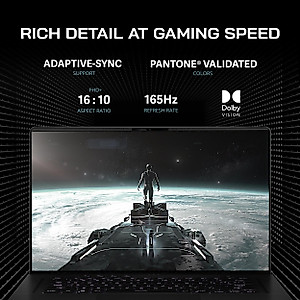 Asus ROG Zephyrus Gaming Laptop, 16/'' FHD+ 165Hz Display, Intel Core i7-12700H, 16GB DDR5 RAM, 512GB PCIe SSD, RGB Backlit Keyboard, NVIDIA GeForce RTX 3060, Win 11 Pro, WiFi 6, Black, 32GB USB Card