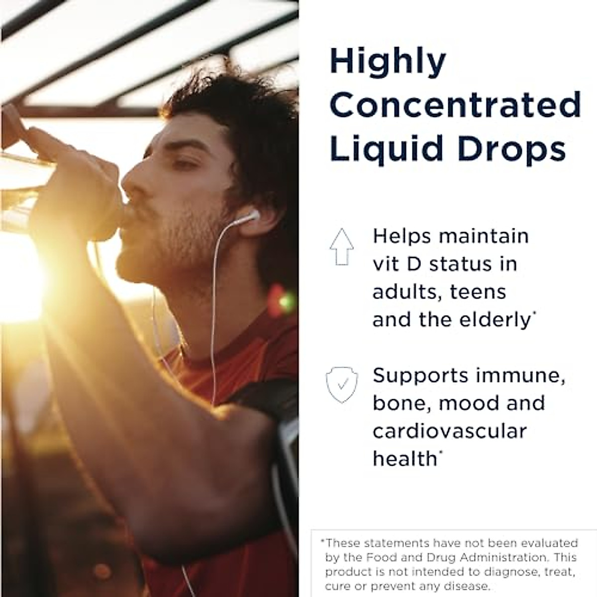 Designs for Health 2000 IU Vitamin D Drops - Hi-Po Emulsi-D3 Emulsified Vit D3, Highly Concentrated Liquid Vitamin D3 Drops - Bone Health + Immune Support - 2000 IU Per Drop (1000 Servings / 1 Ounce)