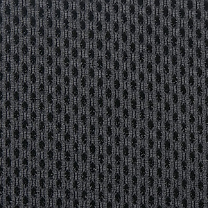 SPACE Seating REVV Self Adjusting SpaceFlex Cosmo Backrest Support and Padded Raven Mesh Seat with Adjustable Arms and Platinum Finish Base Managers Chair