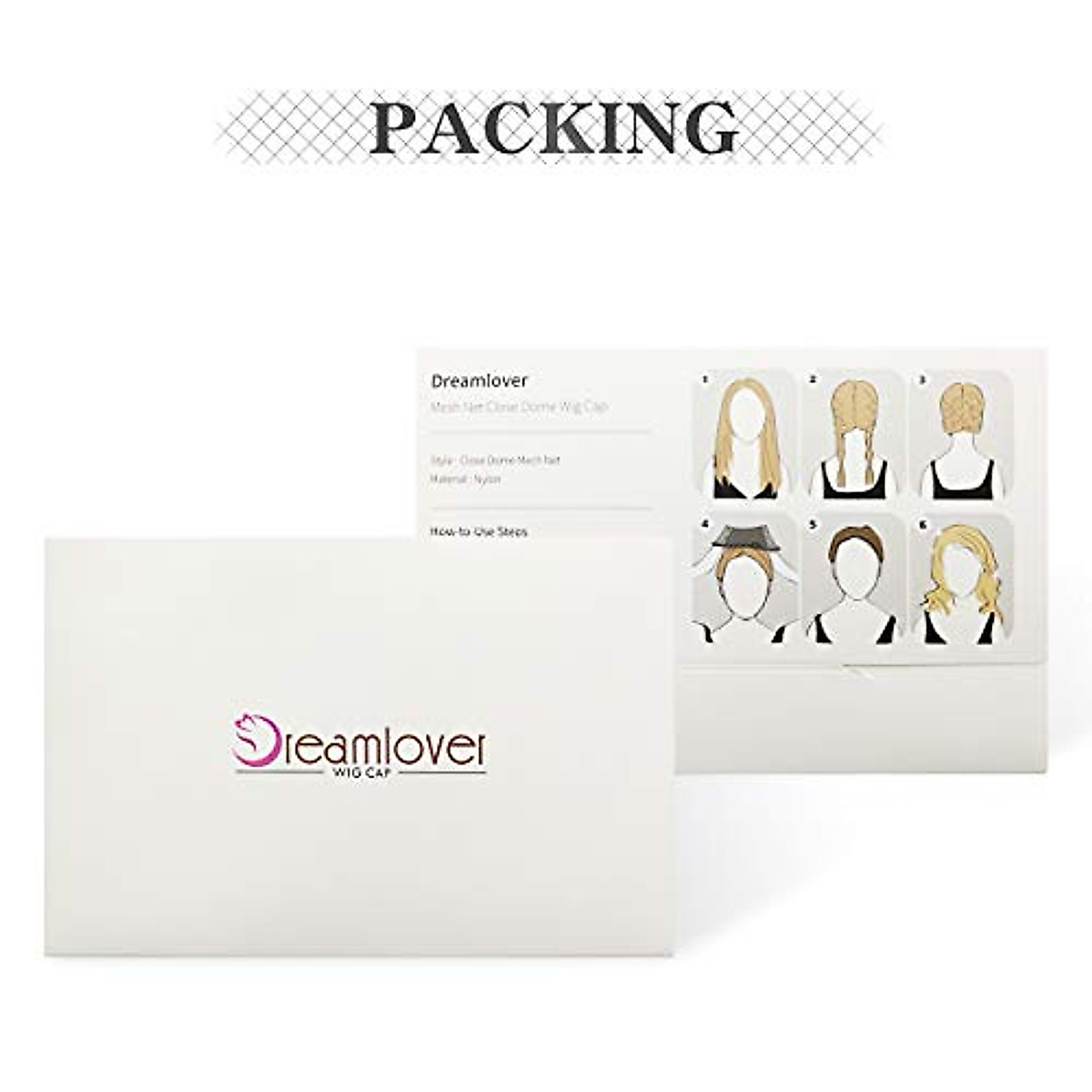 Dreamlover Crochet Wig Caps, Black Mesh Wig Caps for Wigs, 3 Pieces