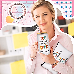 Skylety Farewell Gifts Set Going Away Gift for Coworker New Job Gifts for Women Lucky Goodbye Leaving Job Gifts for Coworker Lady Manager Employee Retirement Christmas (Leaving)