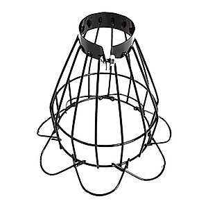 Heater Guard for Reptiles, Anti Scald Lamp Shade Enclosure Day Night Mesh Cover Protective Supplies, for Cage