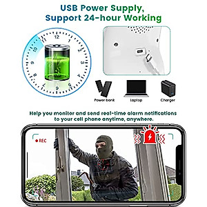 KINGDANS 10W 32GB Hidden Camera Wireless Charger, 1080P Spy Camera Hidden Camera for Home Security, Smart Remote Nanny Cam, WiFi Spy Cam, Fast Wireless Charging Compatible iPhone 13/12/11 - No Sound