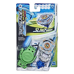 Beyblade Burst Rise Slingshock Fang Dragoon F Starter Pack -- Left-Spin Battling Top Toy and Right/Left-Spin Launcher, Ages 8 and Up