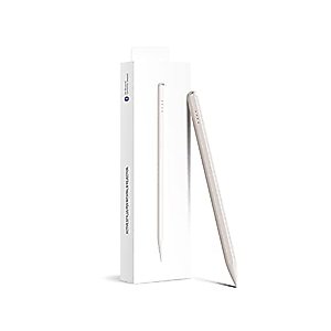 iPad Air Pencil with Palm Rejection, PERMARK Stylus Pen Compatible with (2018-2024) Apple iPad Pro (11/12.9/13 Inch),iPad Air 3rd/4th/5th/6th Gen,iPad 6/7/8/9/10th Gen,iPad Mini 5/6th Gen (White)