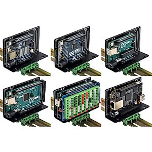 DIN Rail Mount Bracket for Raspberry Pi 1A+ 1B+ 2B 3B 3B+ 4B Zero, UNO Mega-2560 BeagleBone Black