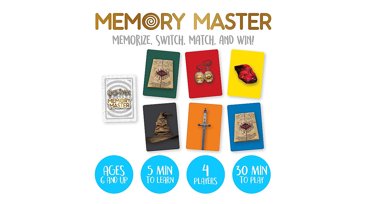 Harry Potter Memory Master Card Game - Fun for All Ages