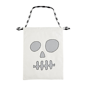 Mud Pie Children's Pillowcase Treat Bag, Skeleton