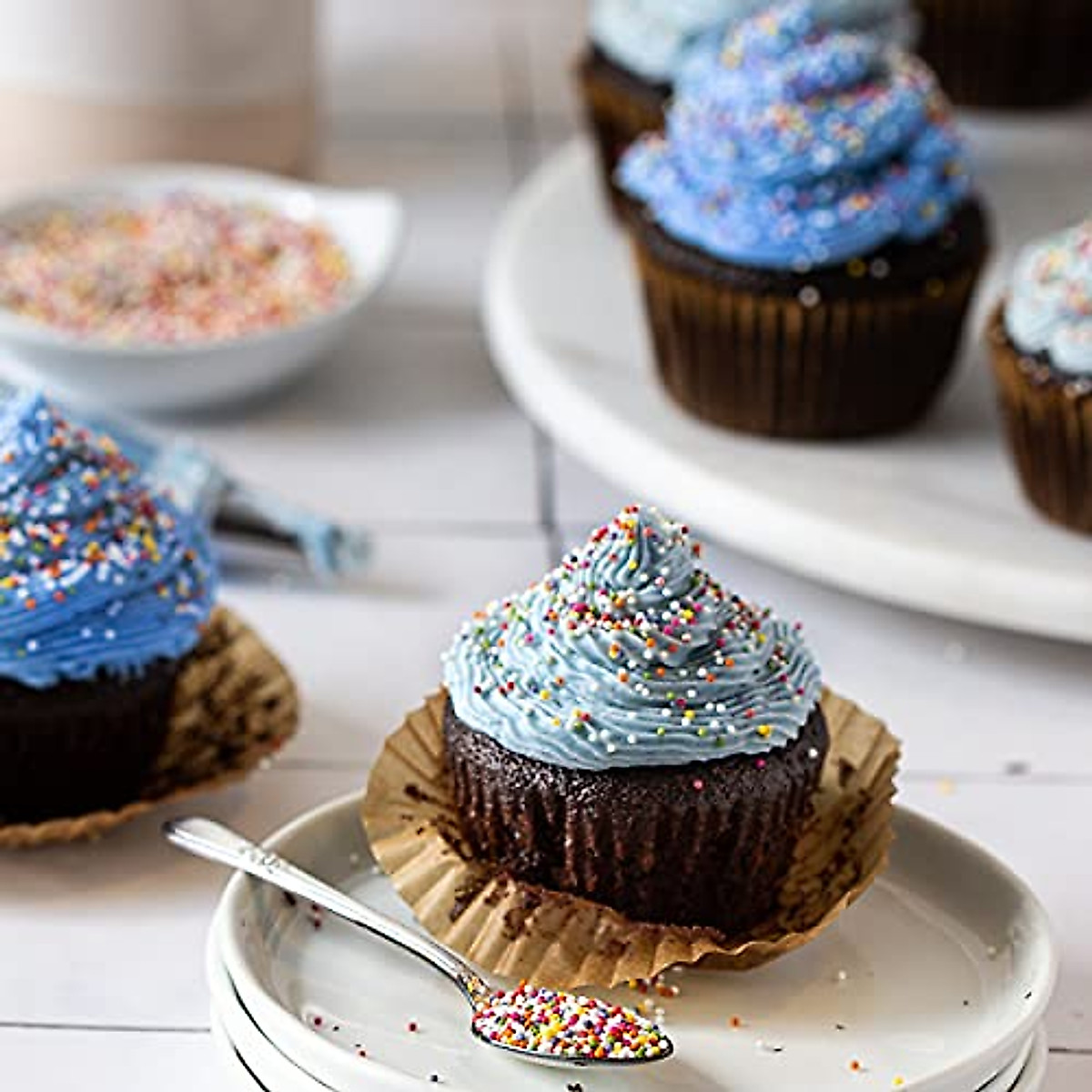 ColorKitchen Blue Frosting Mix with Sprinkles – Make Frosting or Icing from Natural Ingredients | Artificial Dye-free | Gluten-free | Non-GMO | Vegan-Friendly | Plant-based