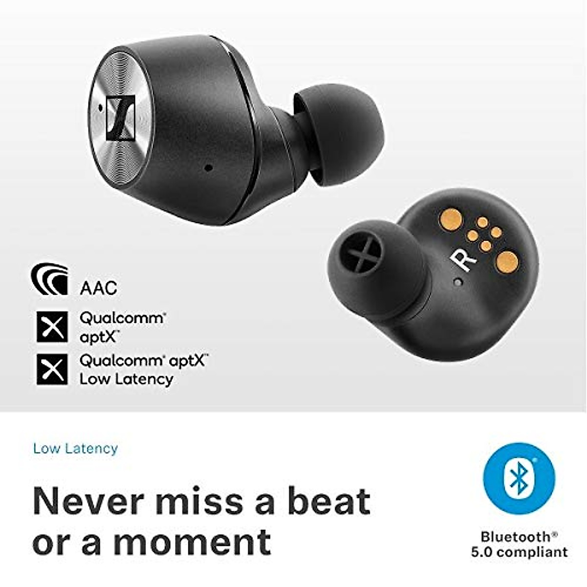 Sennheiser MOMENTUM True Wireless Bluetooth Earbuds with Fingertip Touch Control;Sennheiser MOMENTUM True Wireless Bluetooth Earbuds with Fingertip Touch Control (Discontinued by Manufacturer)