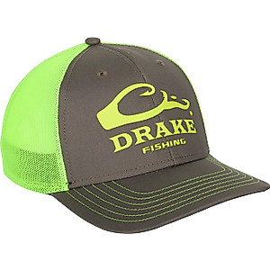 Drake Waterfowl DPF Stretch Fit Cap Heather/White L/XL