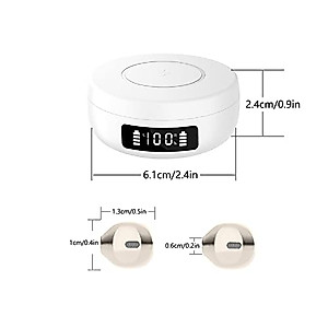 #6Y19wi X6 5 1 Semi in Ear Mini Sports Headphone Wireless Charging Pad for 13 Display Earphone