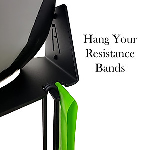 IRON AMERICAN USA Dynamax Medicine Ball Wall Mount Storage Rack, 8.5 Inches Inside Diameter, 30-lb Capacity, for Gym Exercise Sports Balls, Wall Balls and Slam Balls, Hardware Included